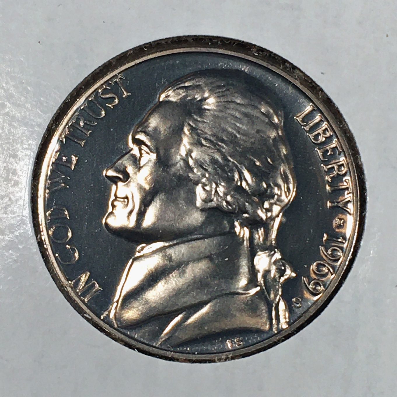 MINT ERROR*1969-S Jefferson Nickel*Double Die Reverse*Proof | Property Room