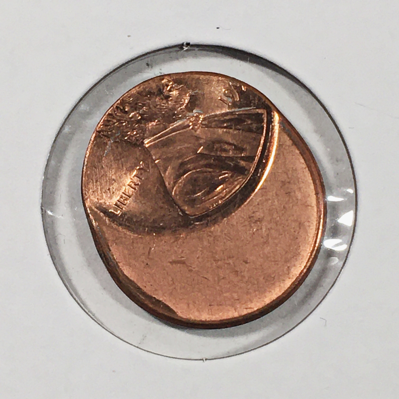 MINT ERROR*199? OFF CENTER Lincoln Head Memorial Cent*Uncirculated Red ...