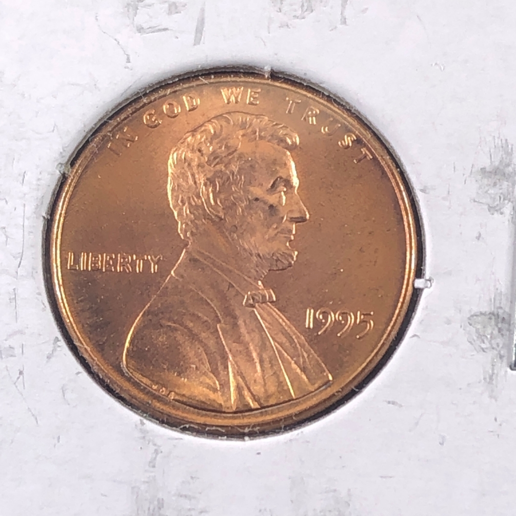 MINT ERROR*1995 DDO Lincoln Head memorial Cent*High Grade Red | Property Room