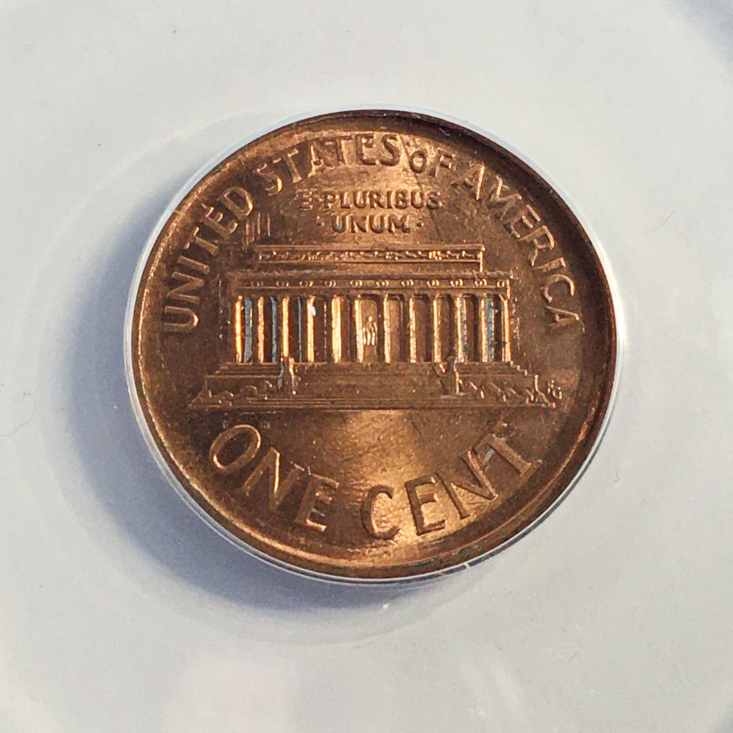 MINT ERROR*1995 Lincoln Head Memorial Cent*Broadstruck*Graded MS63 Red by ANACS | Property Room