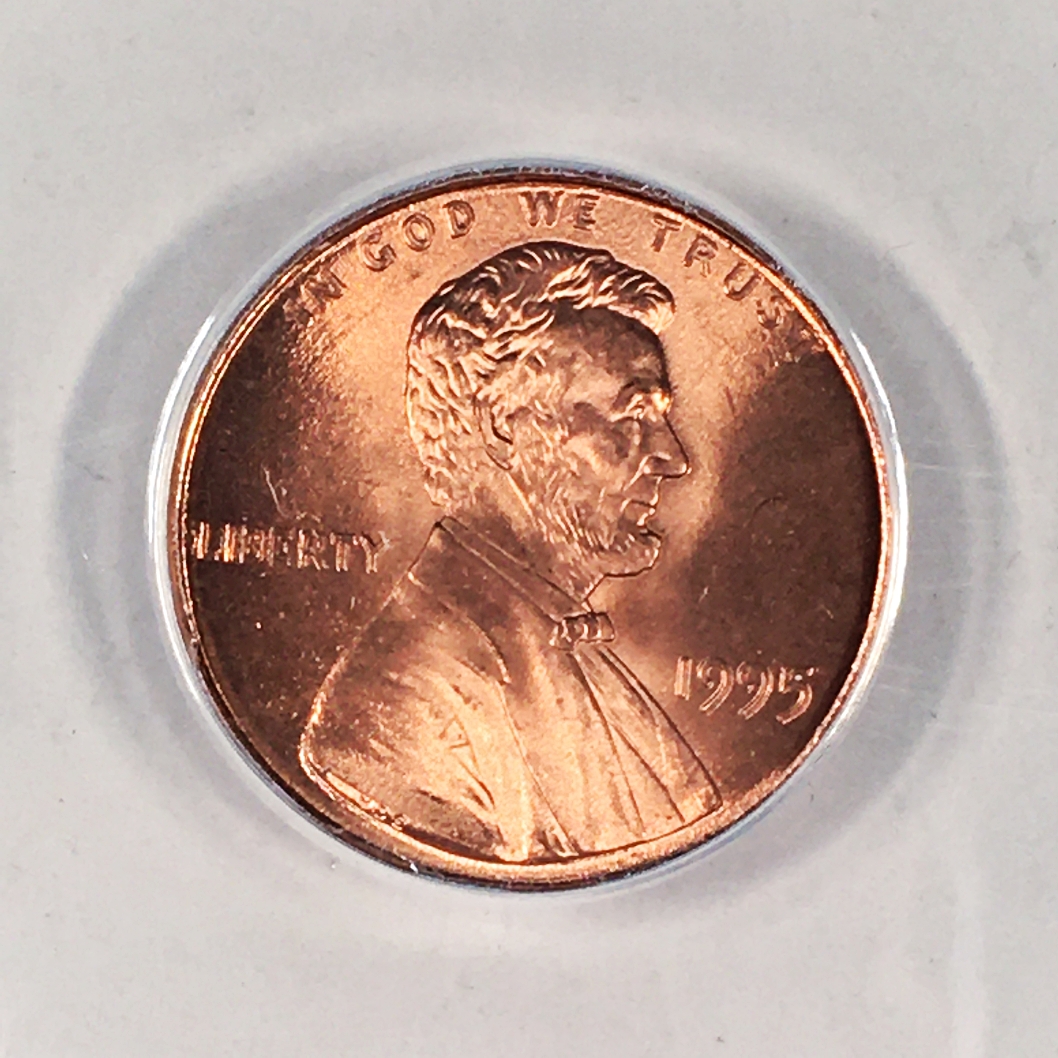 MINT ERROR*1995 Lincoln Head Memorial Cent*DDO FS-101 DIE 1*Graded MS66 RED by ANACS | Property Room