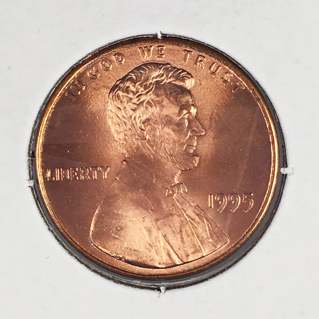 MINT ERROR*1995 Lincoln Head Memorial Cent*Double Die*High Grade Red | Property Room