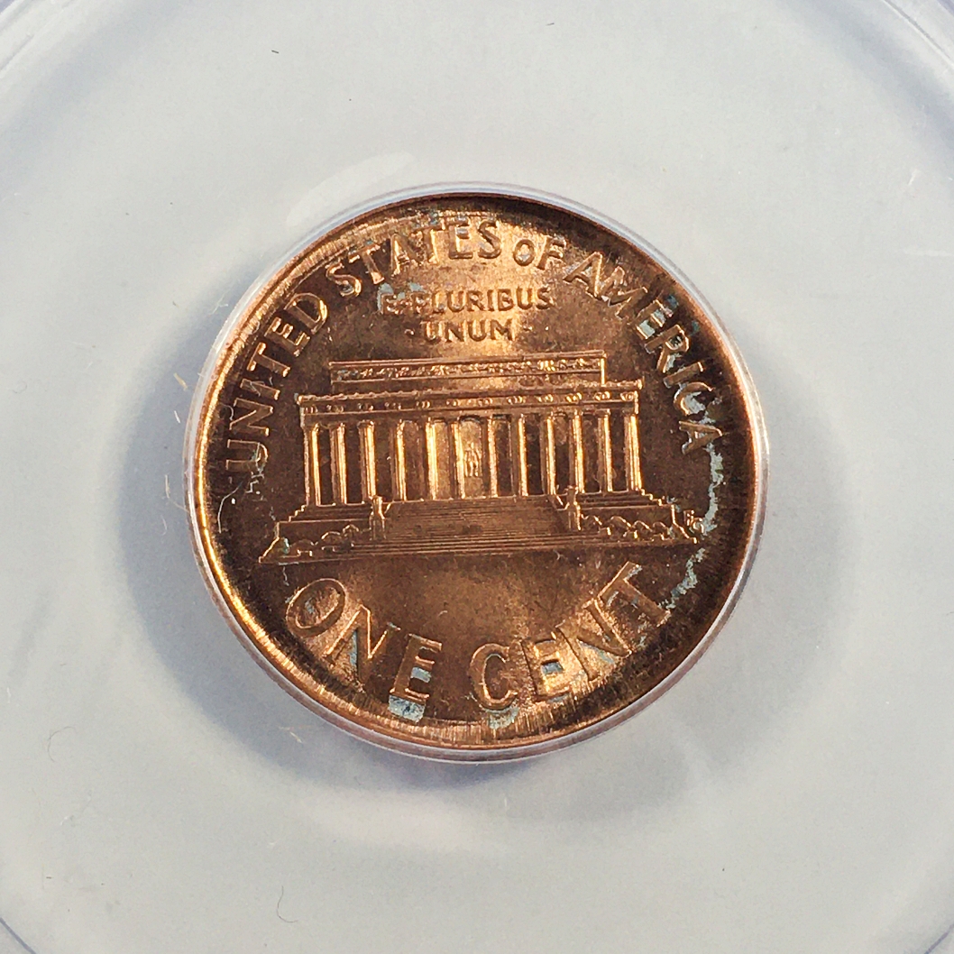 MINT ERROR*1998 Lincoln Head Memorial Cent*Broadstruck*Graded MS63 Red by ANACS | Property Room