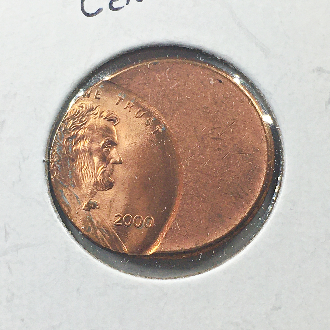 MINT ERROR*2000-P Major Off Center with Double Die Date Lincoln Head ...