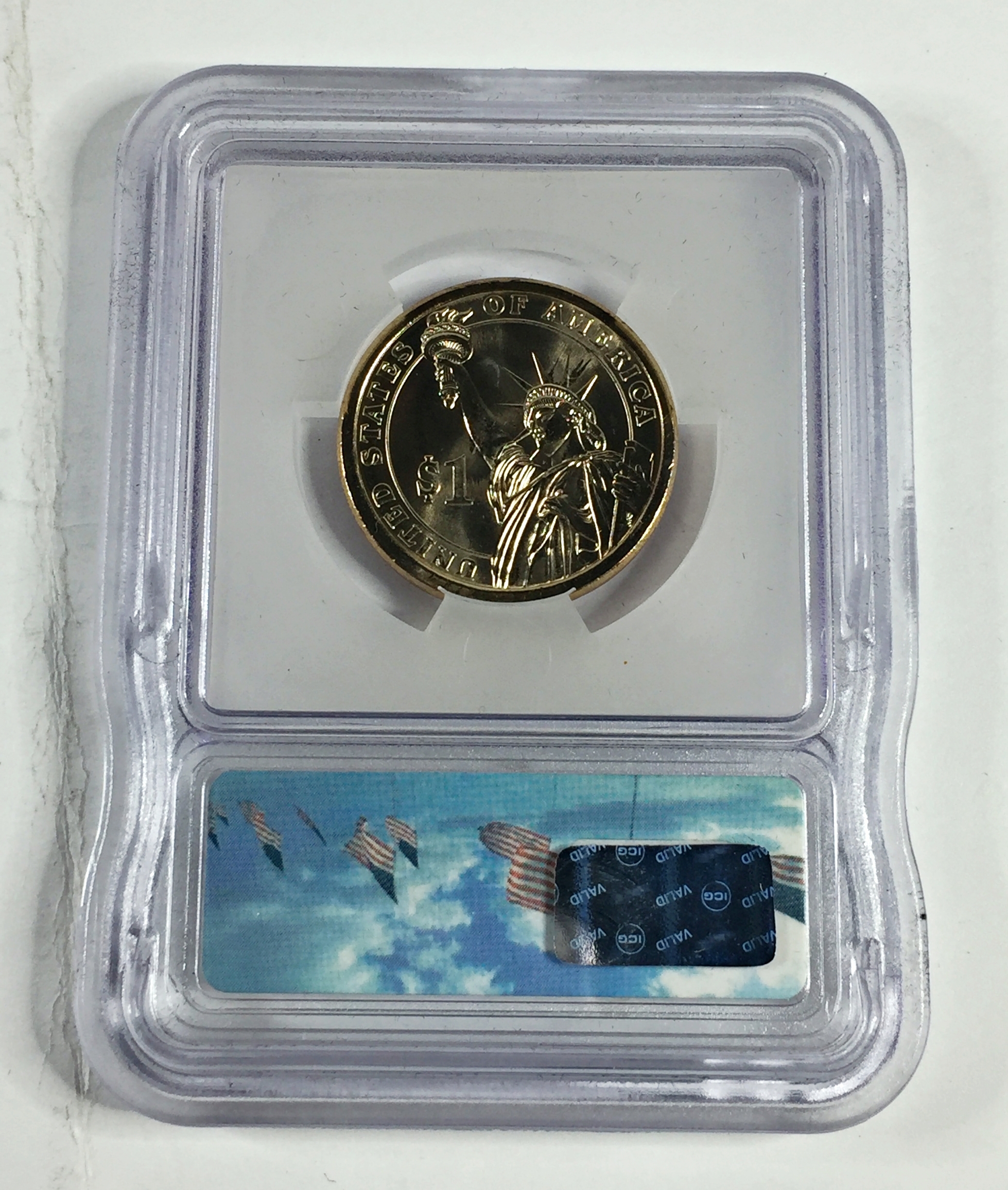 MINT ERROR*2007 George Washington Commemorative Presidential $1*Missing ...