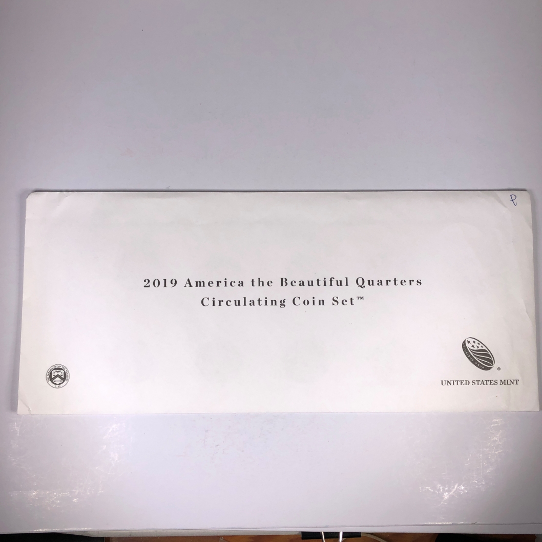 MINT SEALED 2019 America the Beautiful Quarters 10 Circulating Coin Set ...