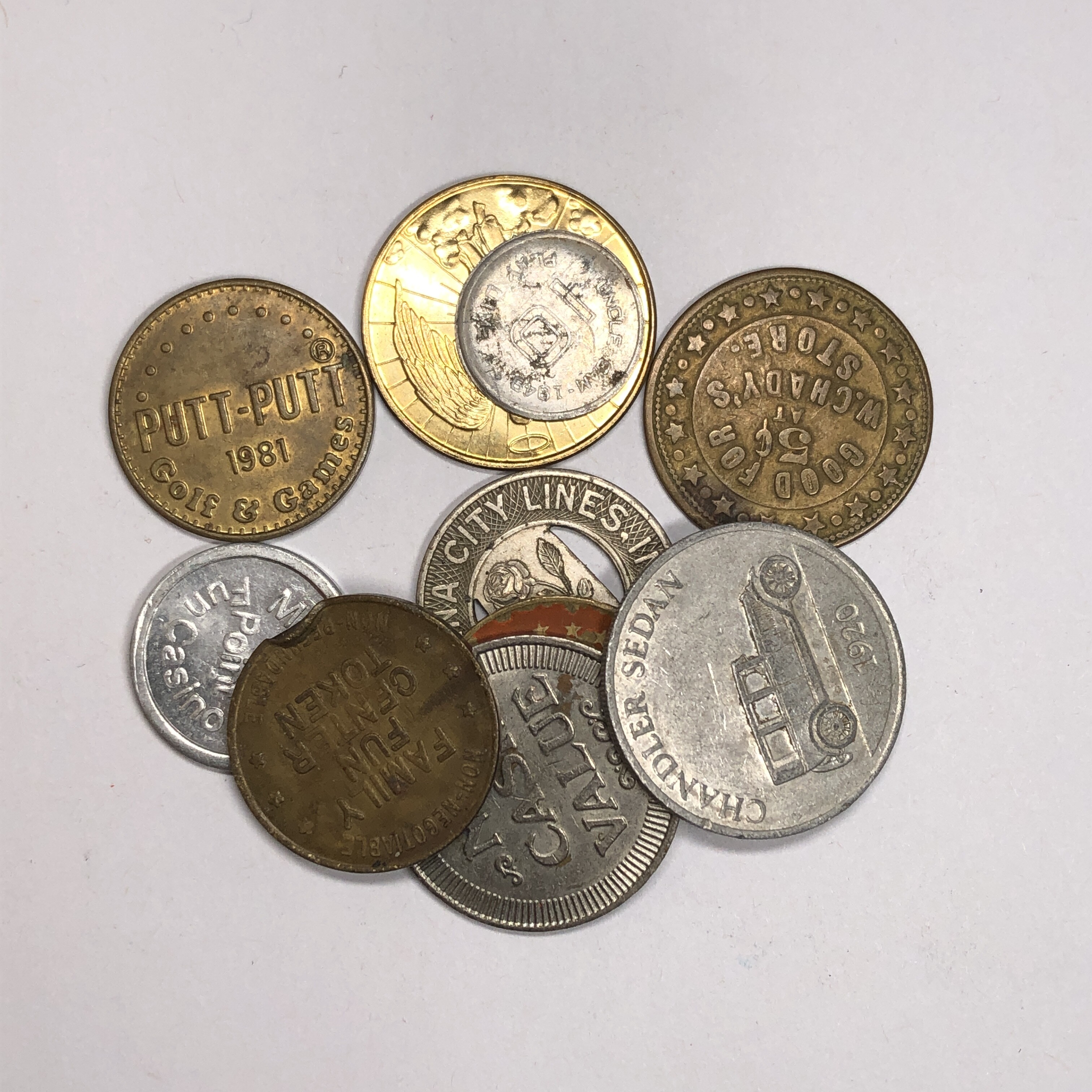 Mixed Lot of Tokens Including Guadian Angel Pocket Piece | Property Room