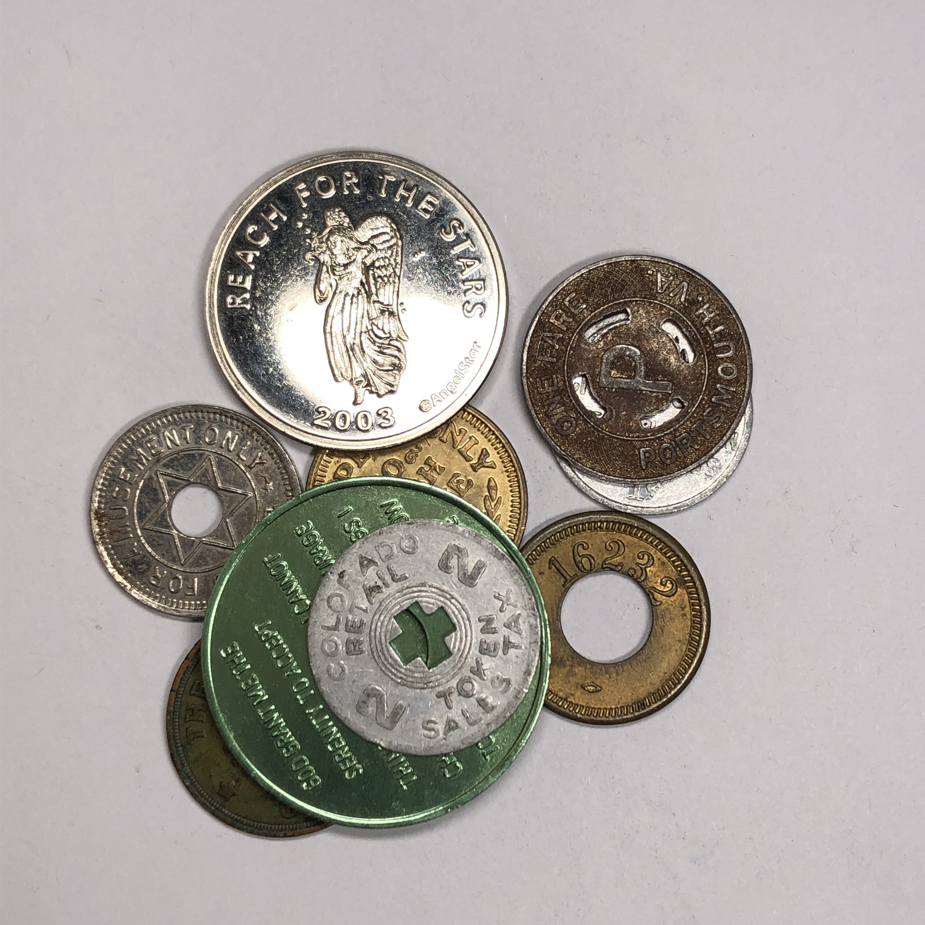 Mixed Lot of Tokens Including Lincoln Traction Co Token | Property Room