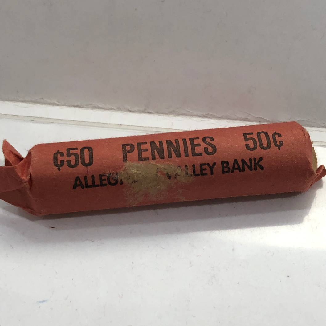 Mixed Wheat Back Lincoln Cent Roll *50 Coins | Property Room