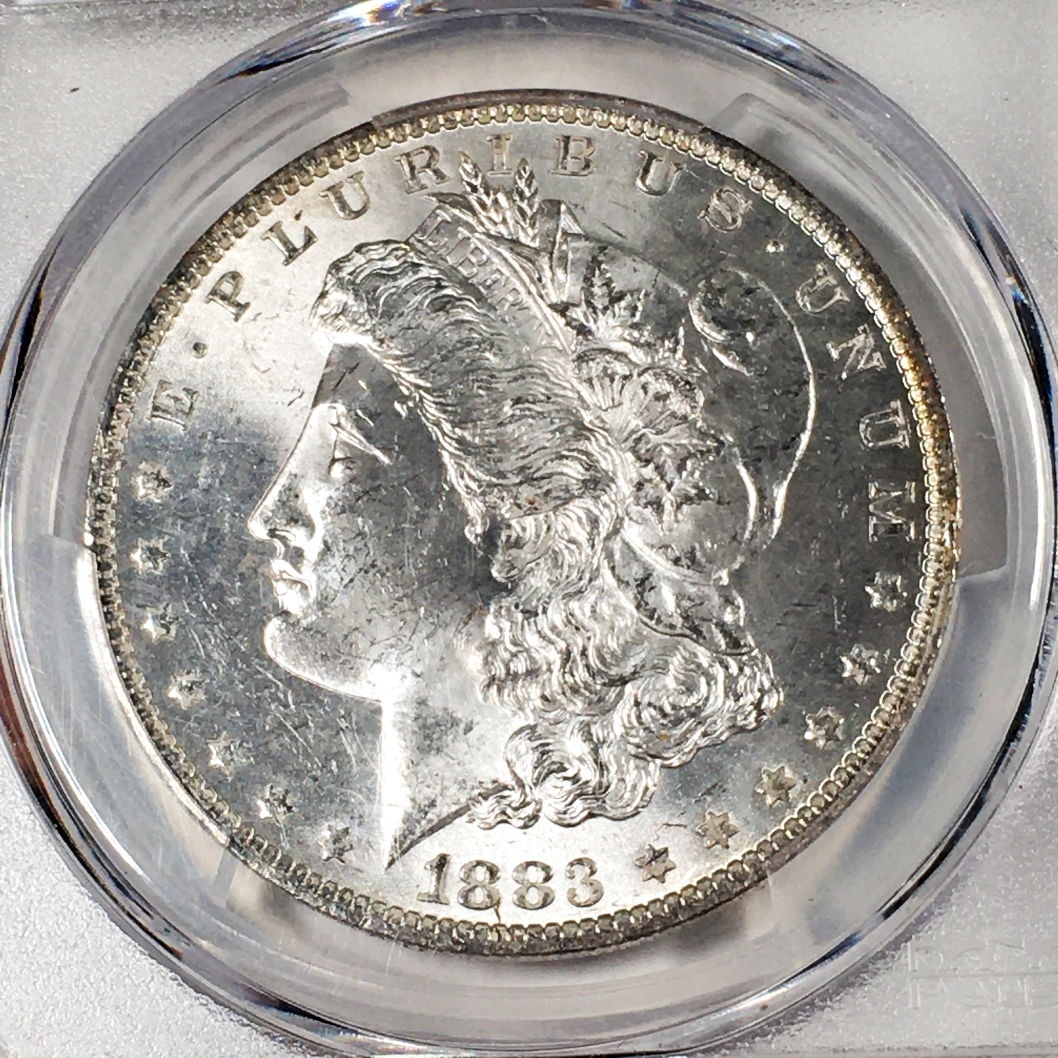 MS63 1883-O Morgan Silver Dollar Graded by PCGS | Property Room
