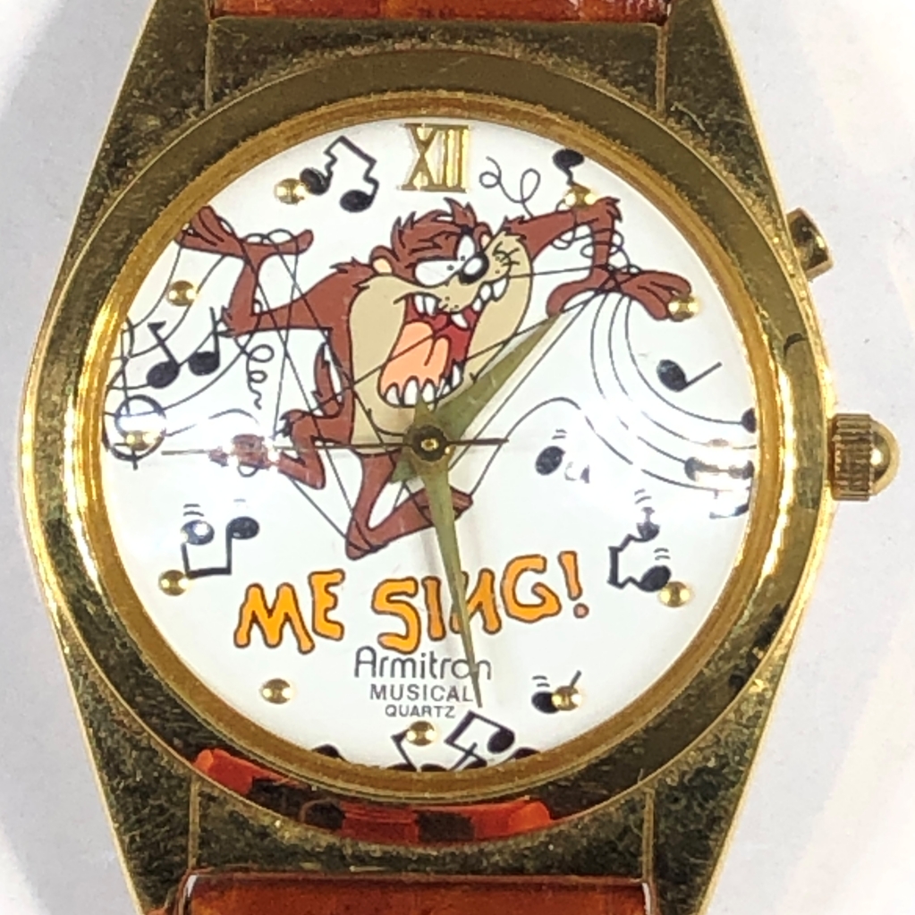 Musical Tazmanian Devil Watch*Needs Battery | Property Room