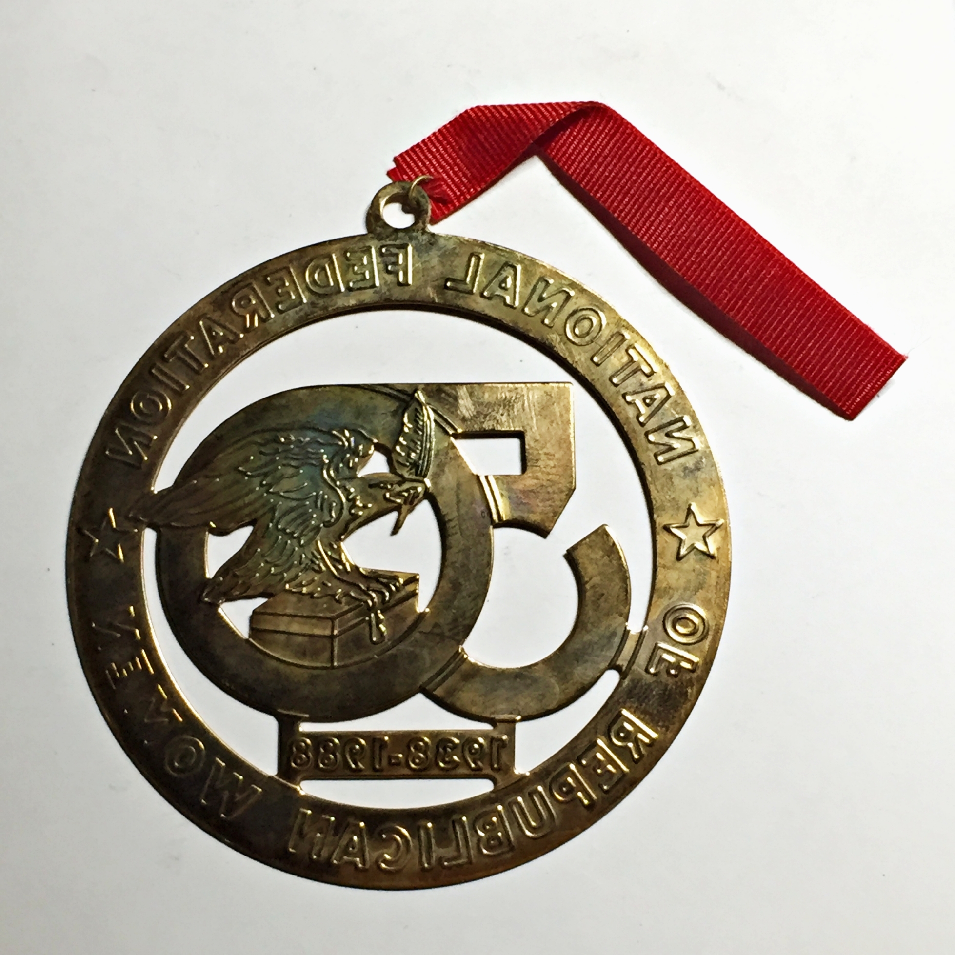National Federation of Republican Women 50 Years Commemorative Ribbon ...