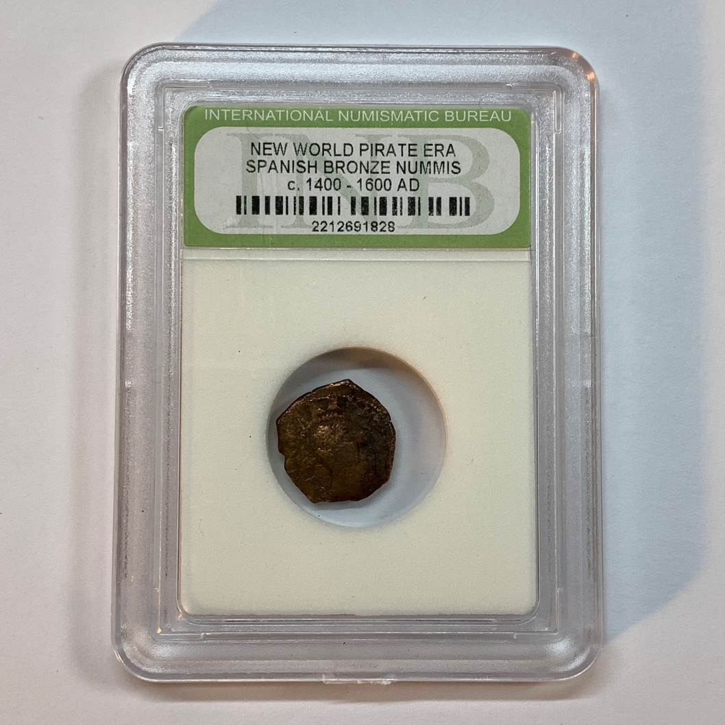 New World Pirate Era Spanish Bronze Nummis Circa 1400-1600 AD in ...