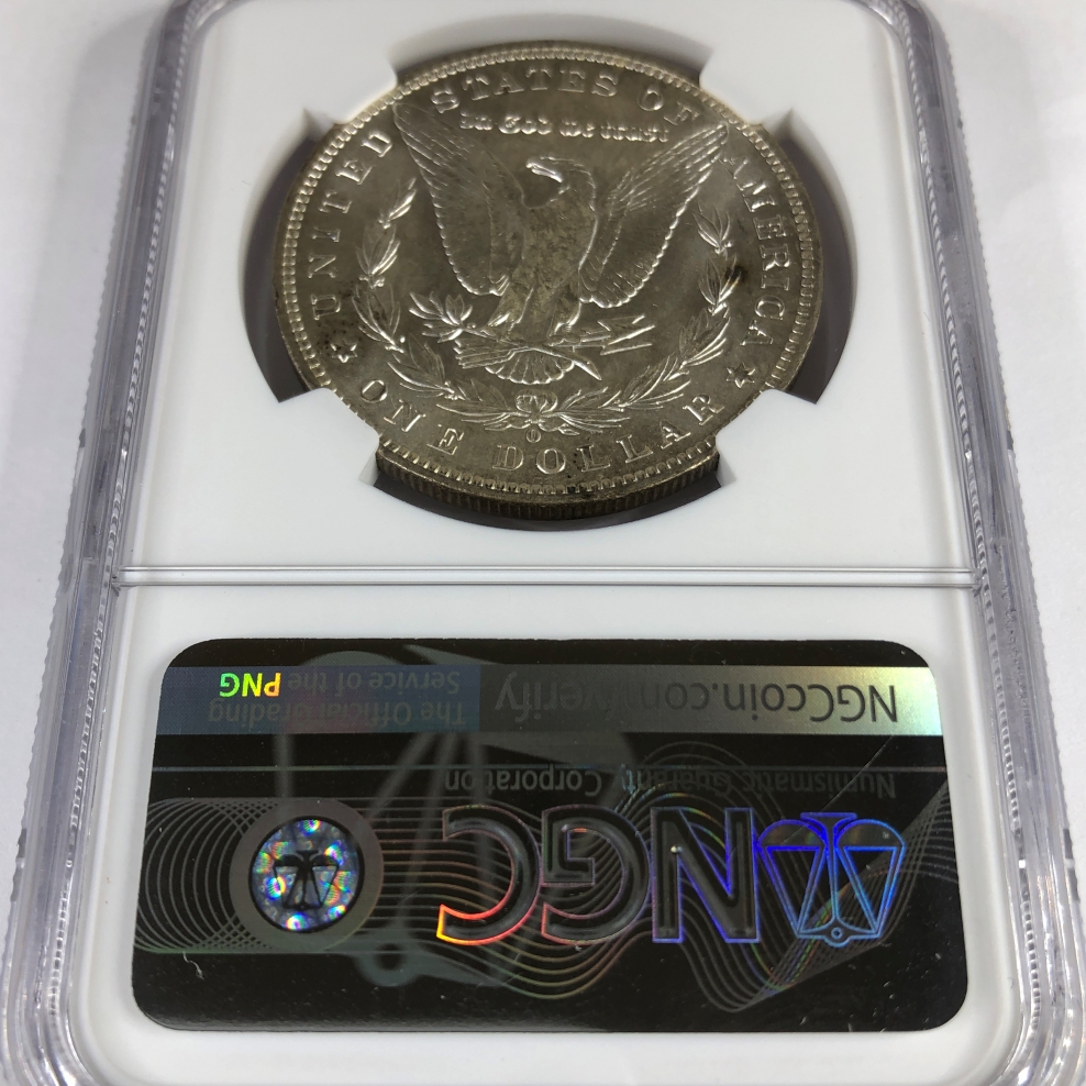 NGC 1884 New Orleans MS63 Graded Morgan Silver Dollar High Grade Uncirculated | Property Room