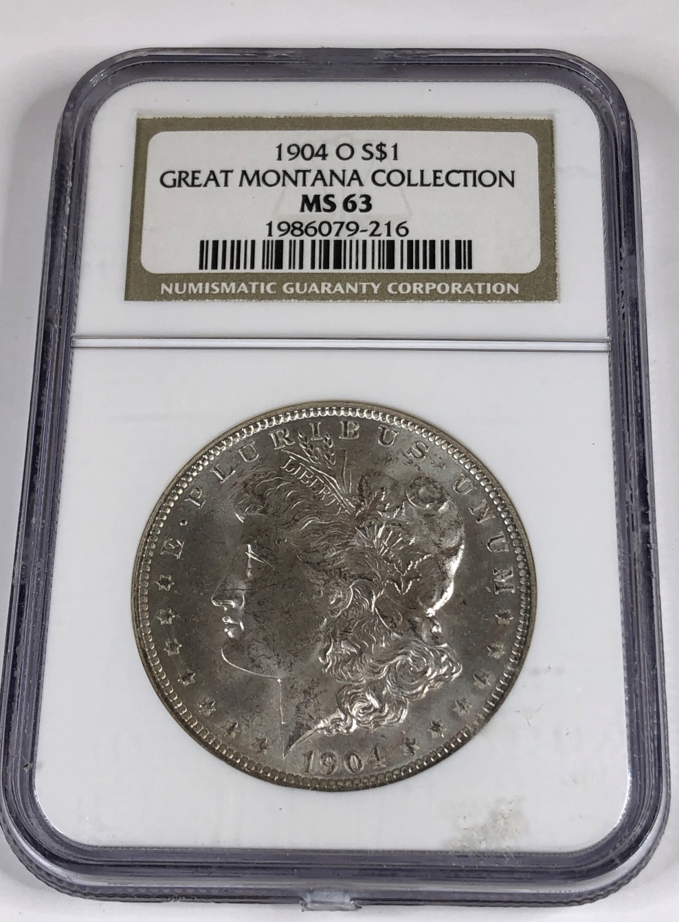 NGC 1904 New Orleans MS63 Graded Morgan Silver Dollar Great Montana Hoard | Property Room