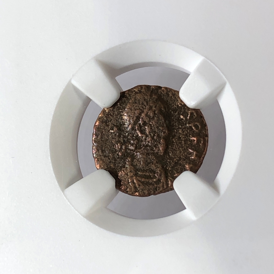 NGC Authenticated Ancient Roman Coin Honorius 393-423AD | Property Room