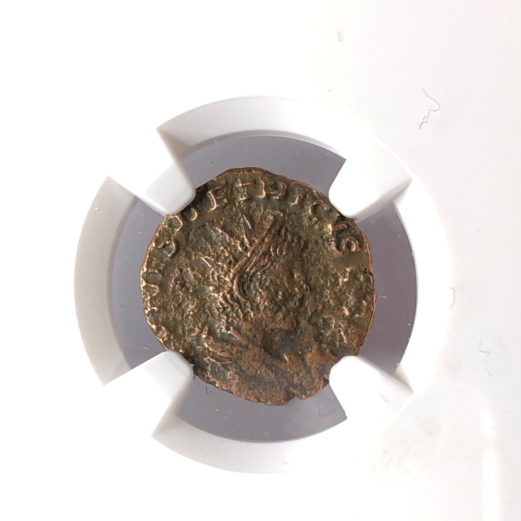 NGC Authenticated Ancient Roman Coin Tetricus II 274AD | Property Room