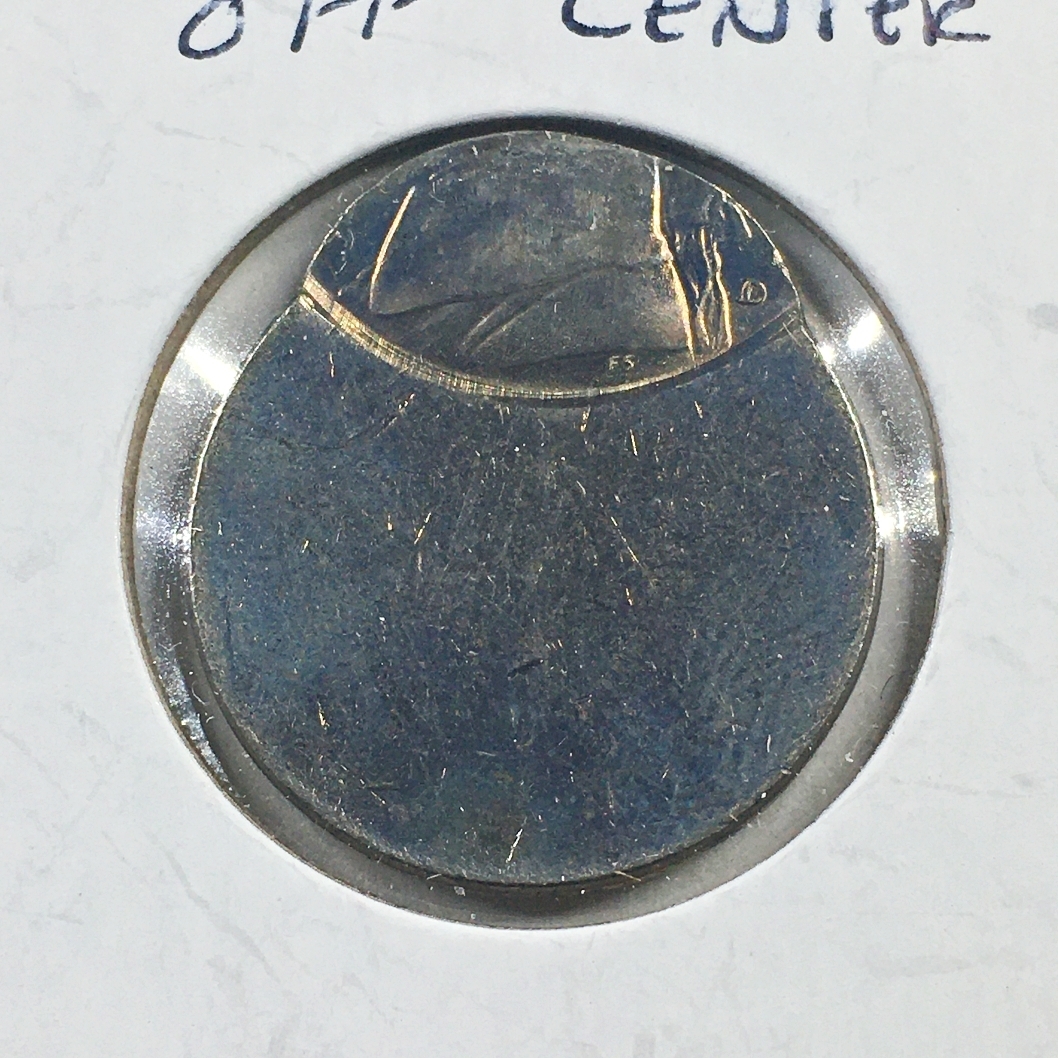 No Date Off Center Nickel *High Grade Error Coin | Property Room