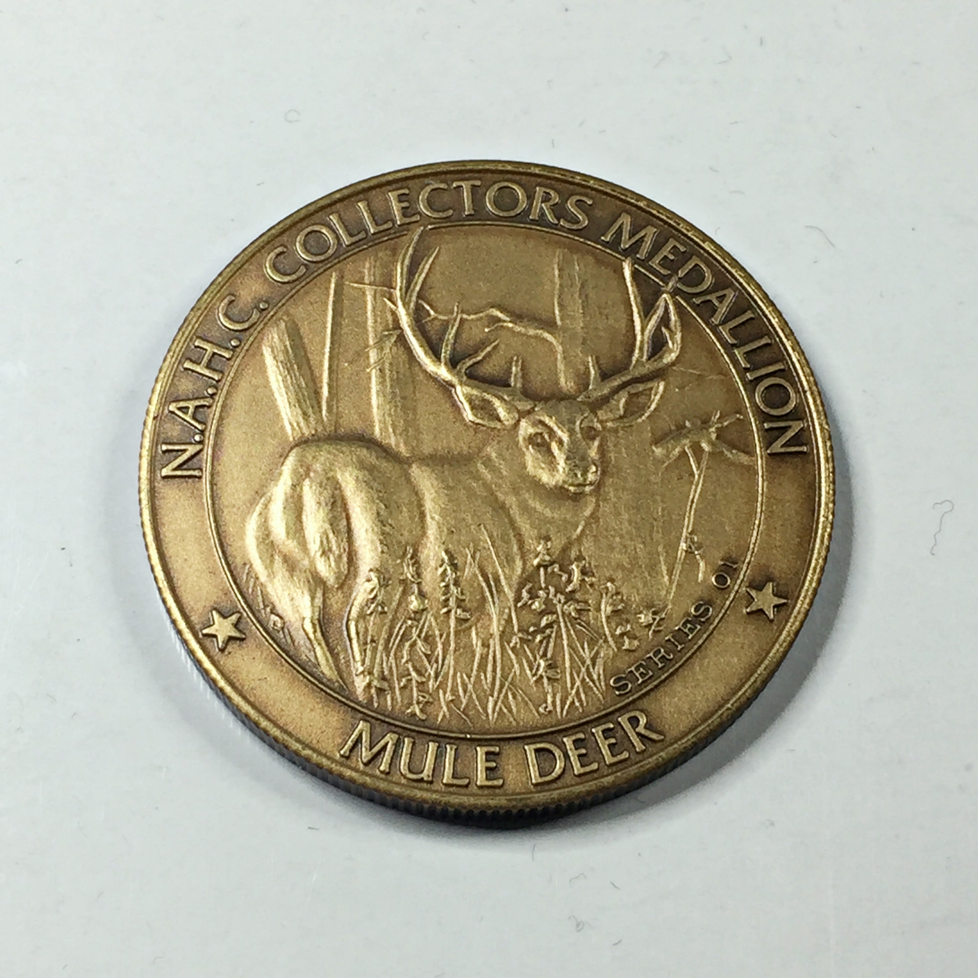 North American Hunting Club Medallion*MULE DEER*1.5" Diameter ...