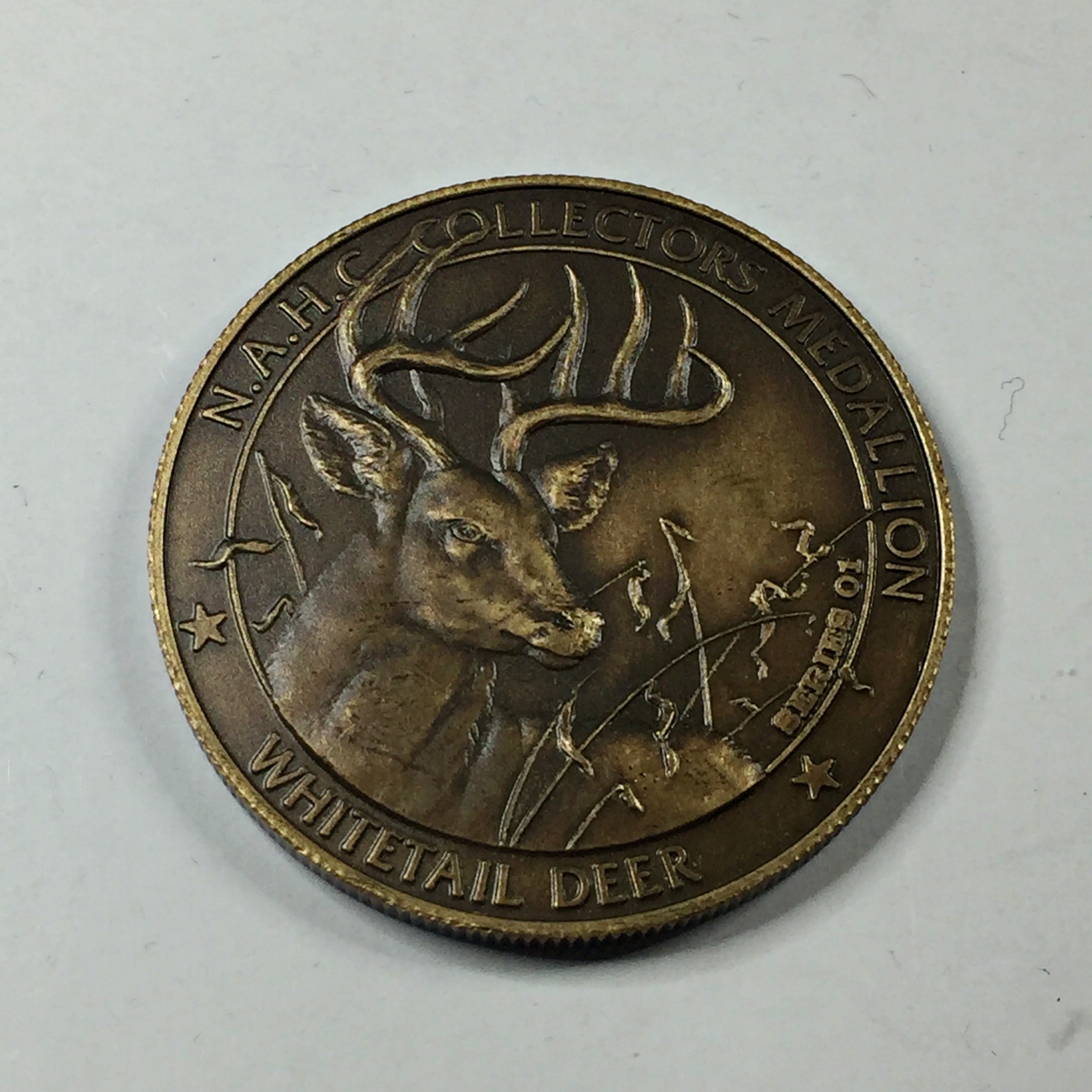 North American Hunting Club Medallion*WHITETAIL DEER*1.5" Diameter ...