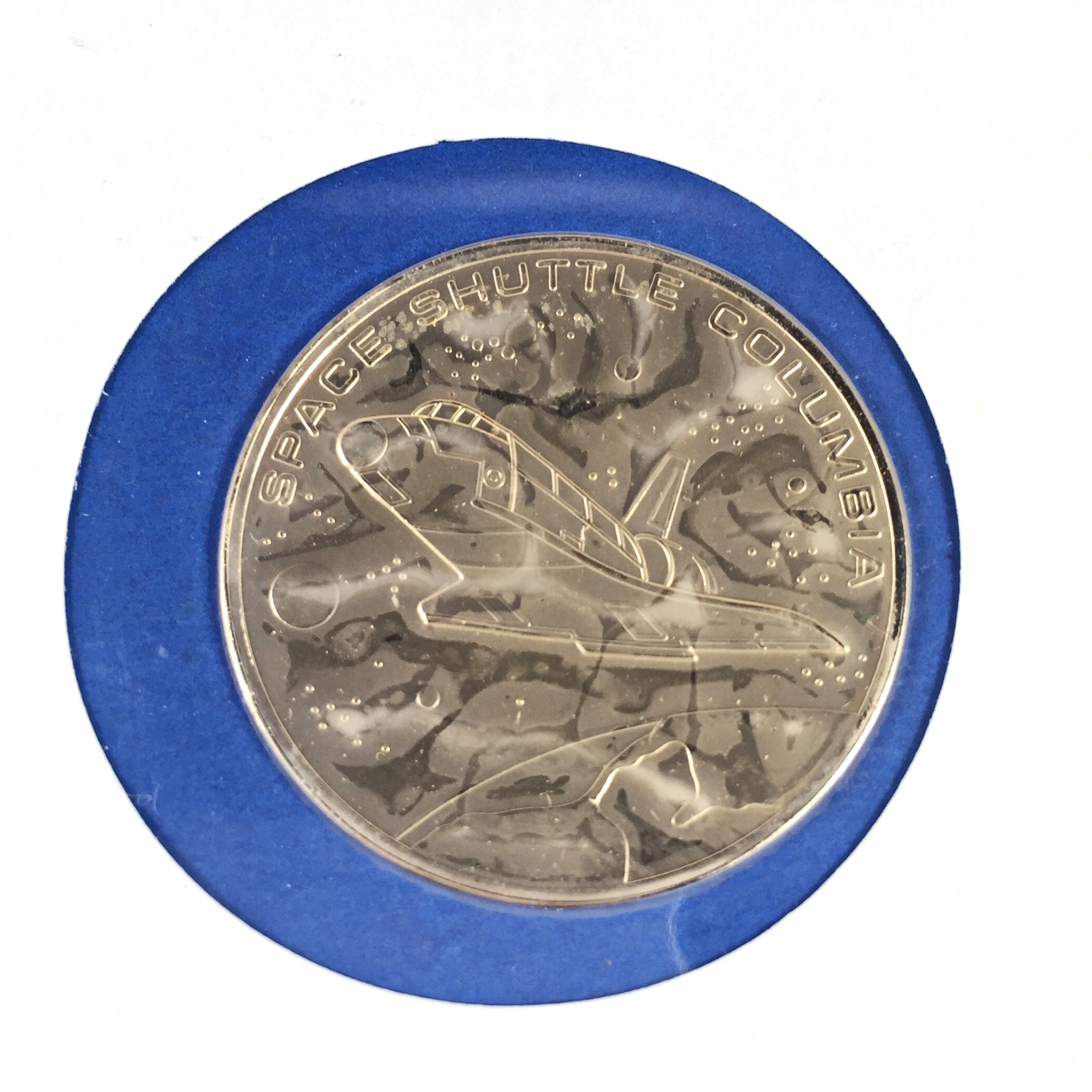 Official First Day of Issue 1981 Space Shuttle Commemorative Medallion*Gold Over Silver*With 8 ...