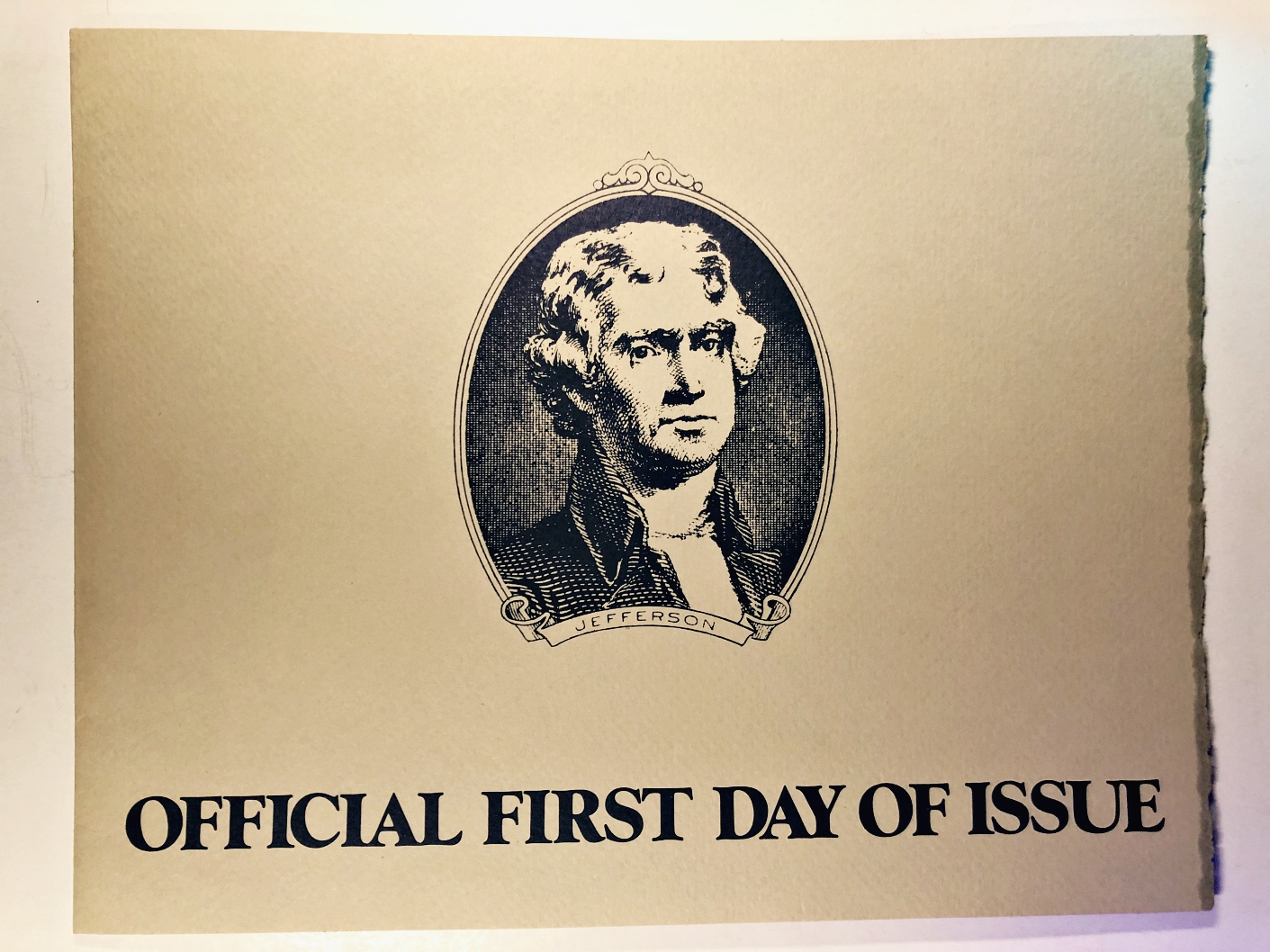 Official First Day of Issue of the Bicentennial Two Dollar Bill*April ...