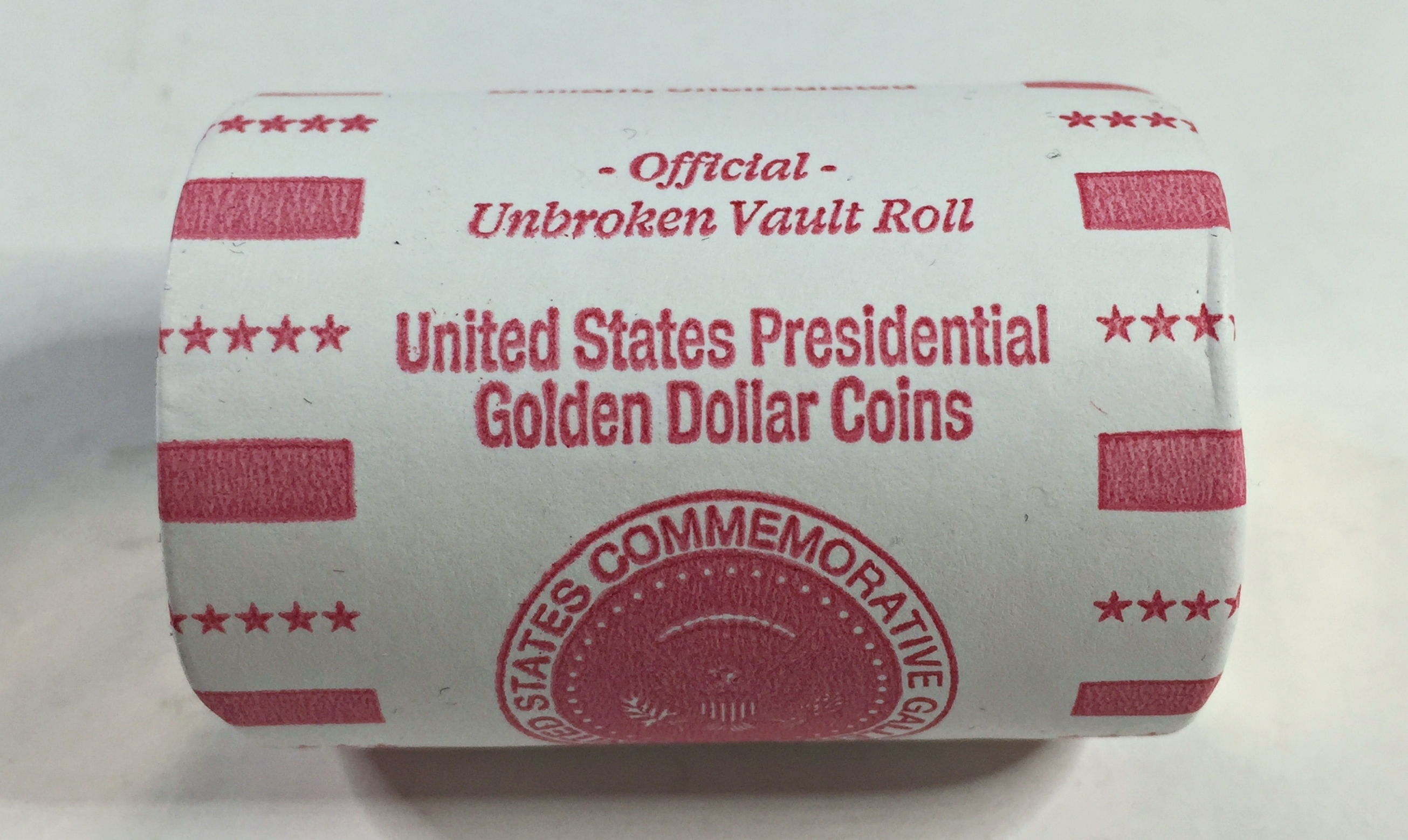 Official UNBROKEN Vault Roll of US Presidential Dollars*Millard ...