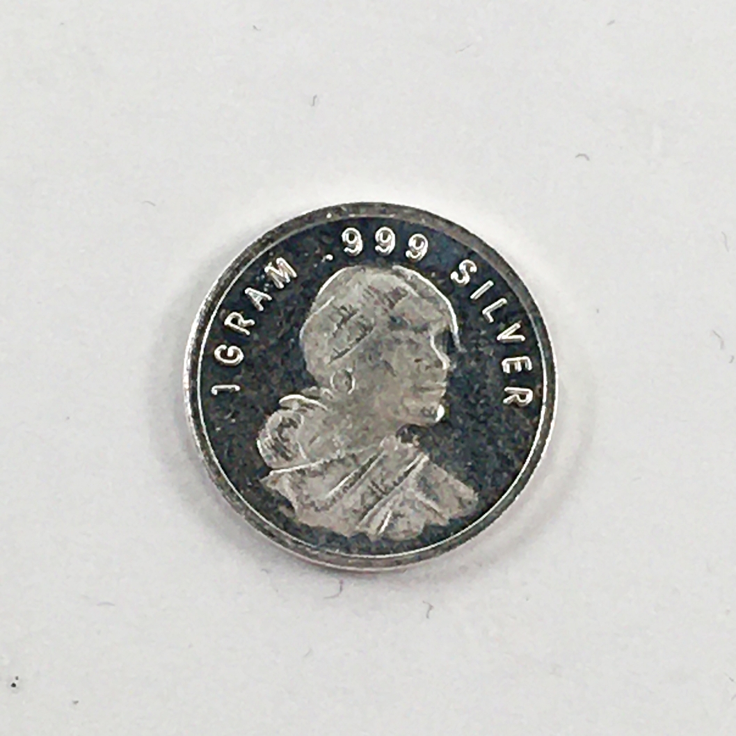 One Gram .999 Fine Silver Round*Sacagawea Design*Proof | Property Room