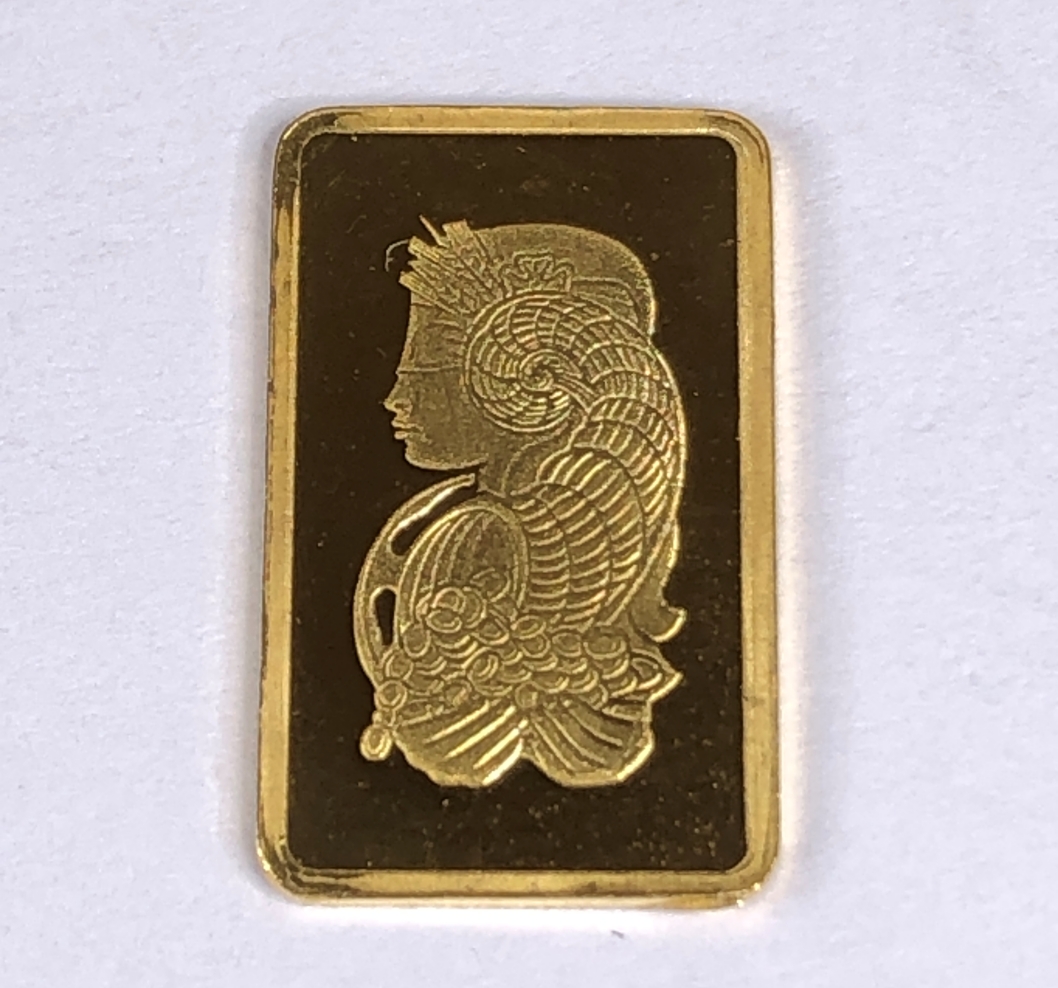 One Gram .9999 Fine Gold Bar*Numbered*SUISSE | Property Room