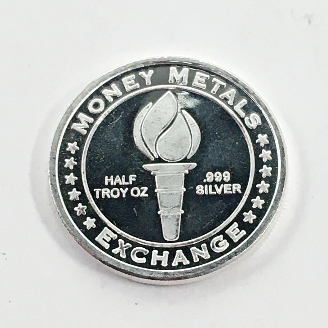 One Half Troy Ounce .999 Proof Silver Round*Money Metals Exchange*Paul ...