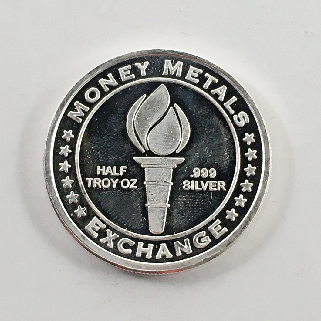 One Half Troy Ounce .999 Proof Silver Round*Money Metals Exchange*Paul ...