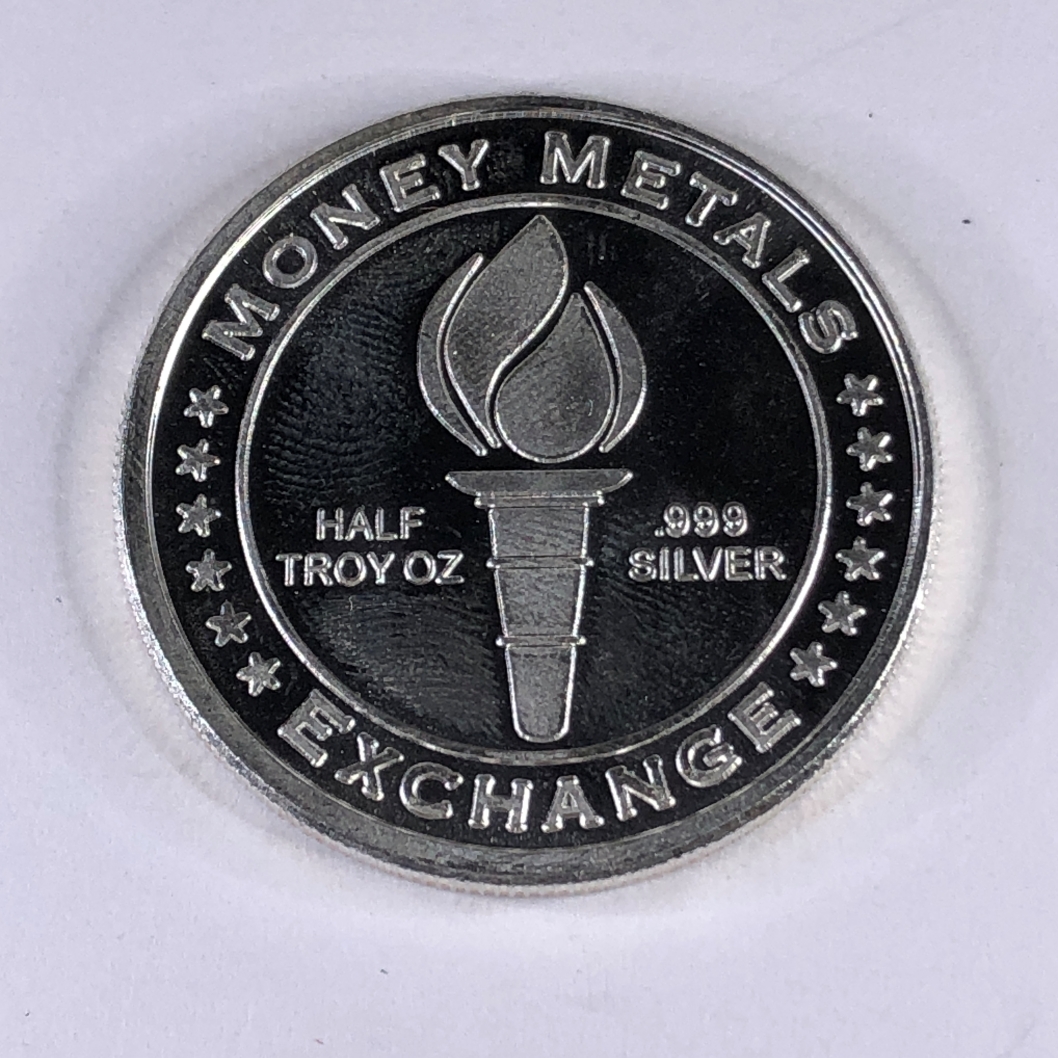One Half Troy Ounce .999 Proof Silver Round*Money Metals Exchange*Paul ...