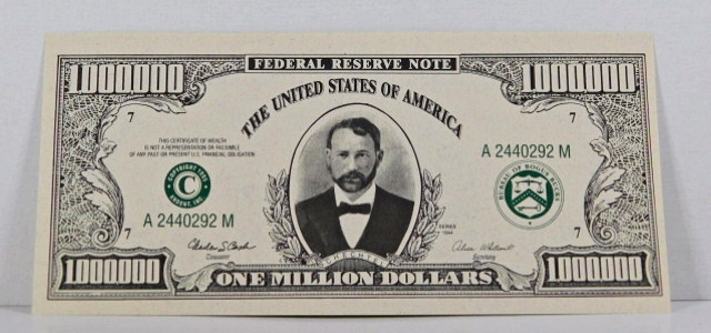 One Million Dollars*Federal Reserve Note*Fantasy Currency*Series 1944 ...