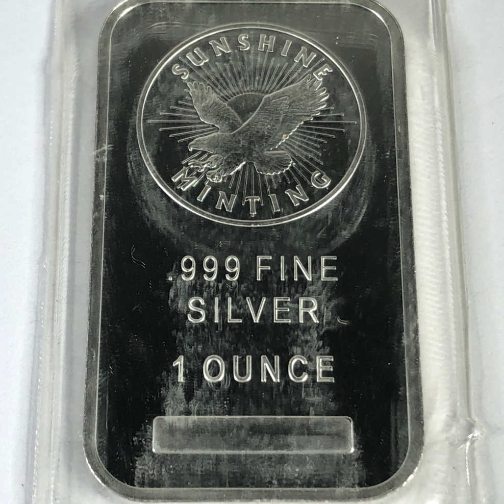 One Ounce .999 Fine Proof Silver Bar*SunShine Minting*In Original ...