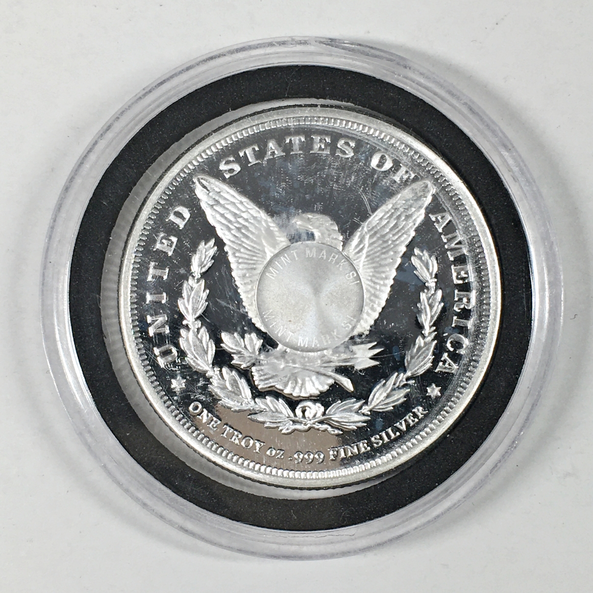 One Ounce .999 Fine Proof Silver Round*Morgan Dollar Design*In ...