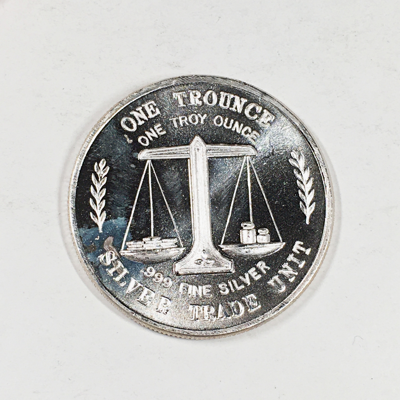One Ounce .999 Fine Silver Breaker Round*Silver Trade Unit | Property Room