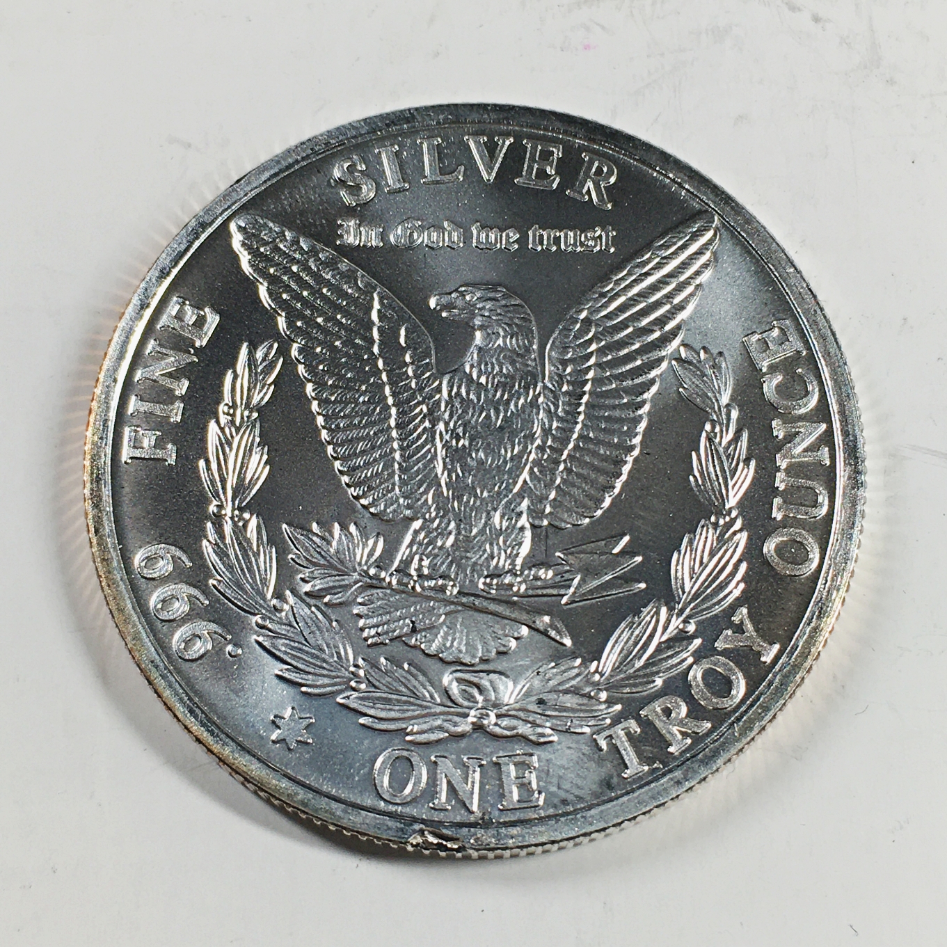 One Ounce .999 Fine Silver Round*Morgan Dollar Design | Property Room