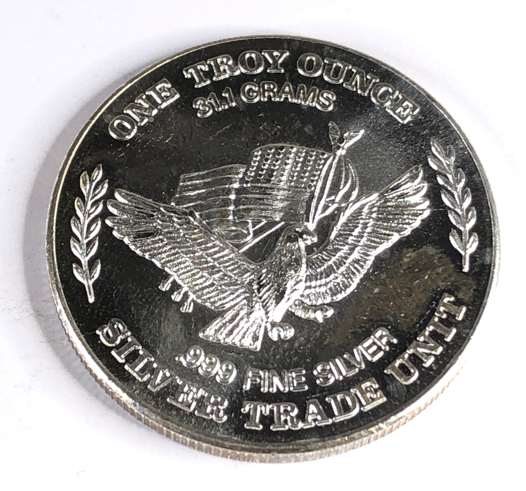 One Oz .999 Fine Silver Round*Silver Trade Unit*Minted From US ...