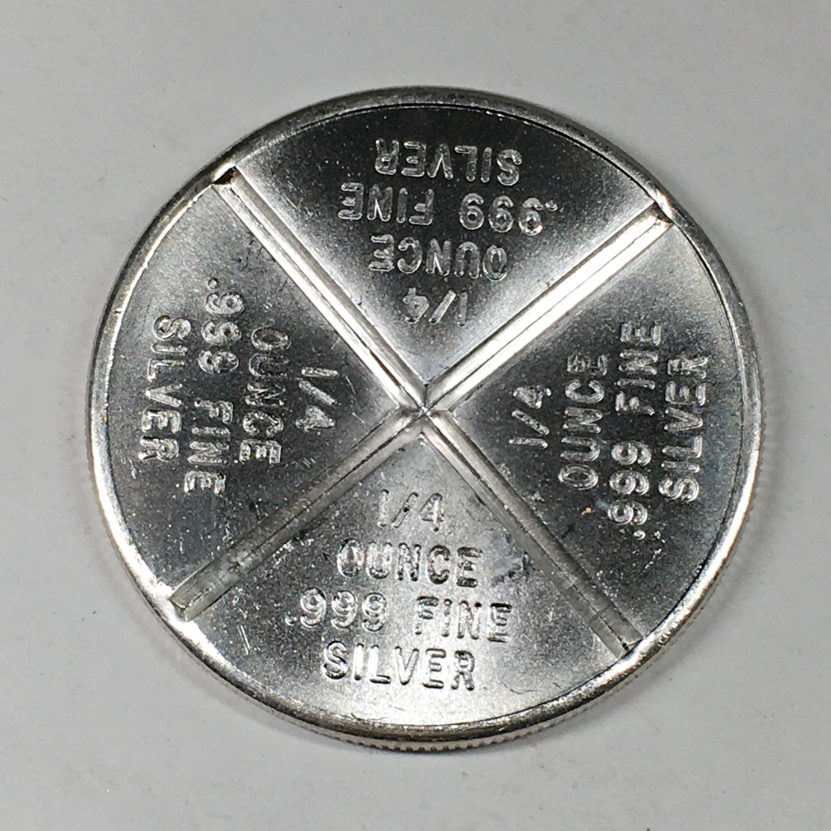 One Troy Ounce .999 Breaker Round*Silver Trade Unit | Property Room