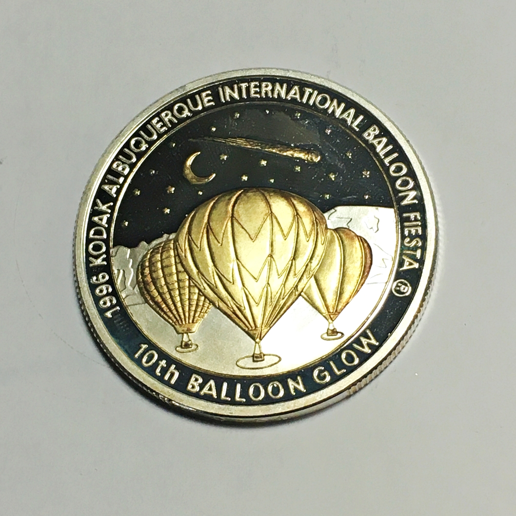 One Troy Ounce .999 Fine Proof Silver Round Highlighted in 24K Gold ...