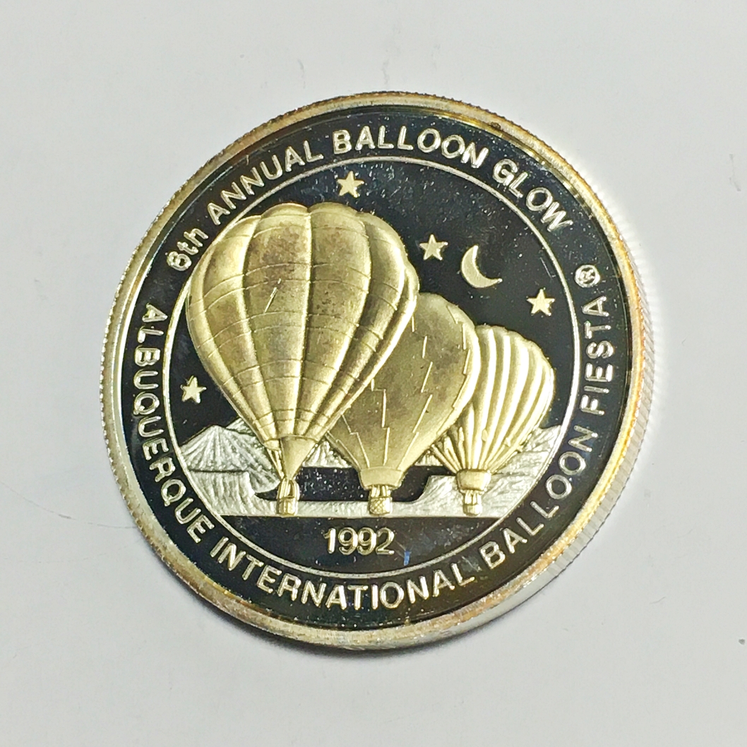 One Troy Ounce .999 Fine Proof Silver Round Highlighted in 24K Gold ...