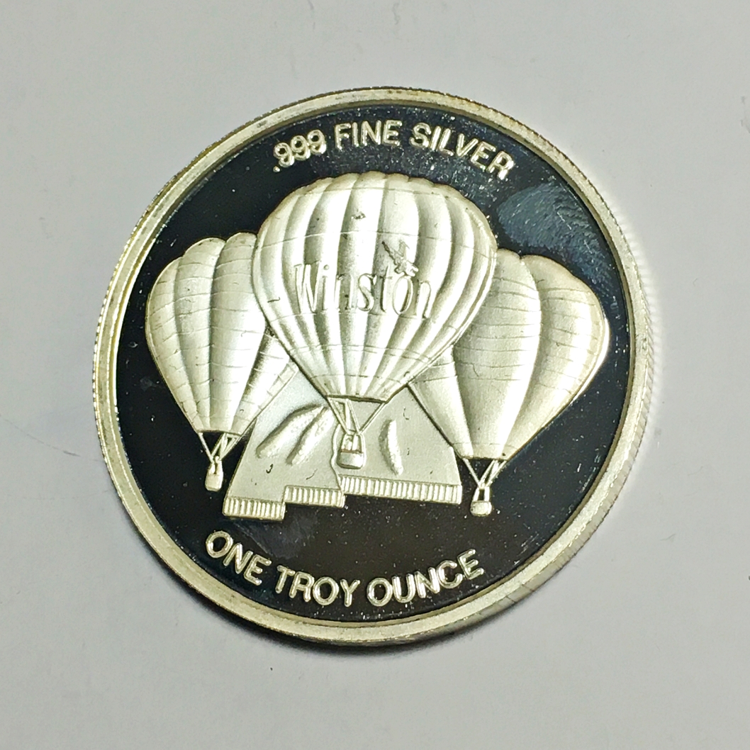 One Troy Ounce .999 Fine Proof Silver Round Highlighted in 24K Gold ...