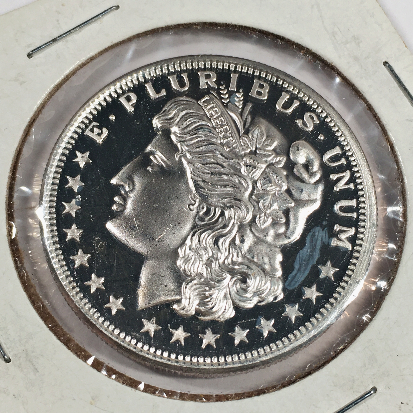 One Troy Ounce .999 Fine Proof Silver Round*Morgan Dollar Design ...