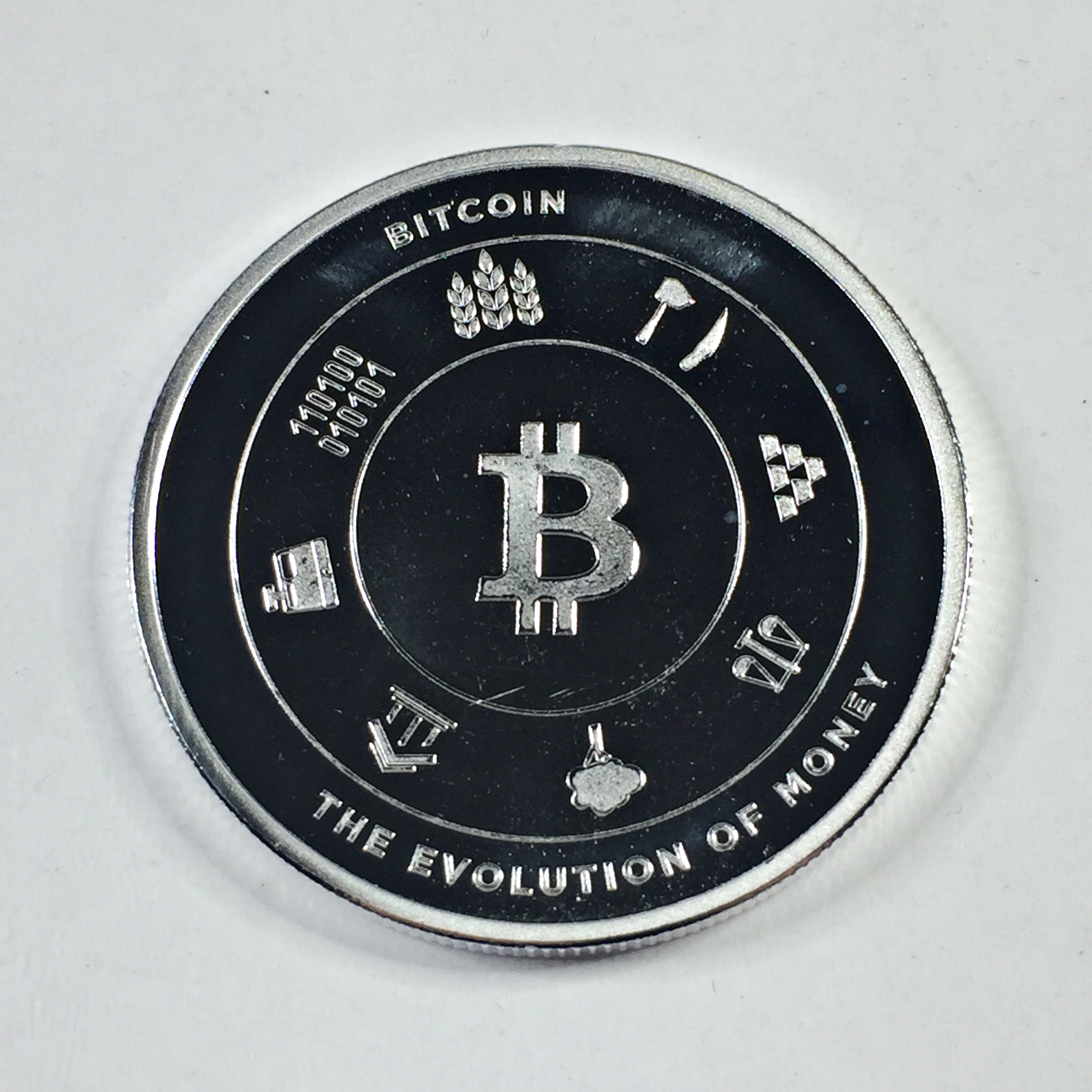 One Troy Ounce .999 Fine Proof Silver*BITPAY*BITCOIN*The Evolution of ...