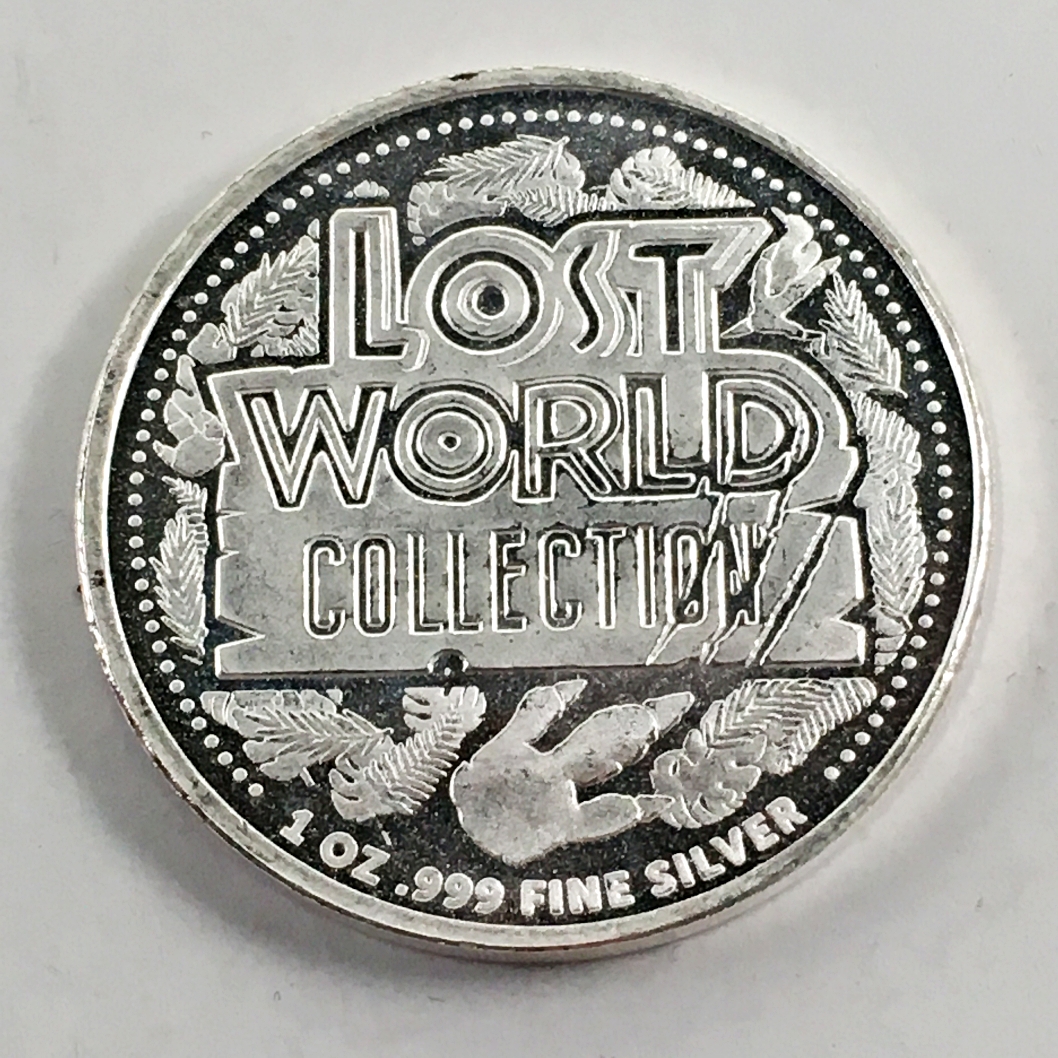 One Troy Ounce .999 Fine Silver Round *Lost World Collection ...