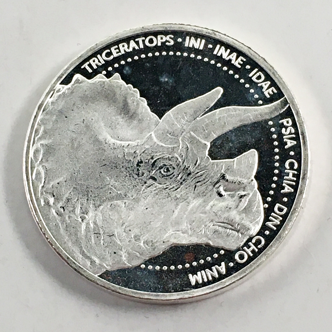One Troy Ounce .999 Fine Silver Round *Lost World Collection ...