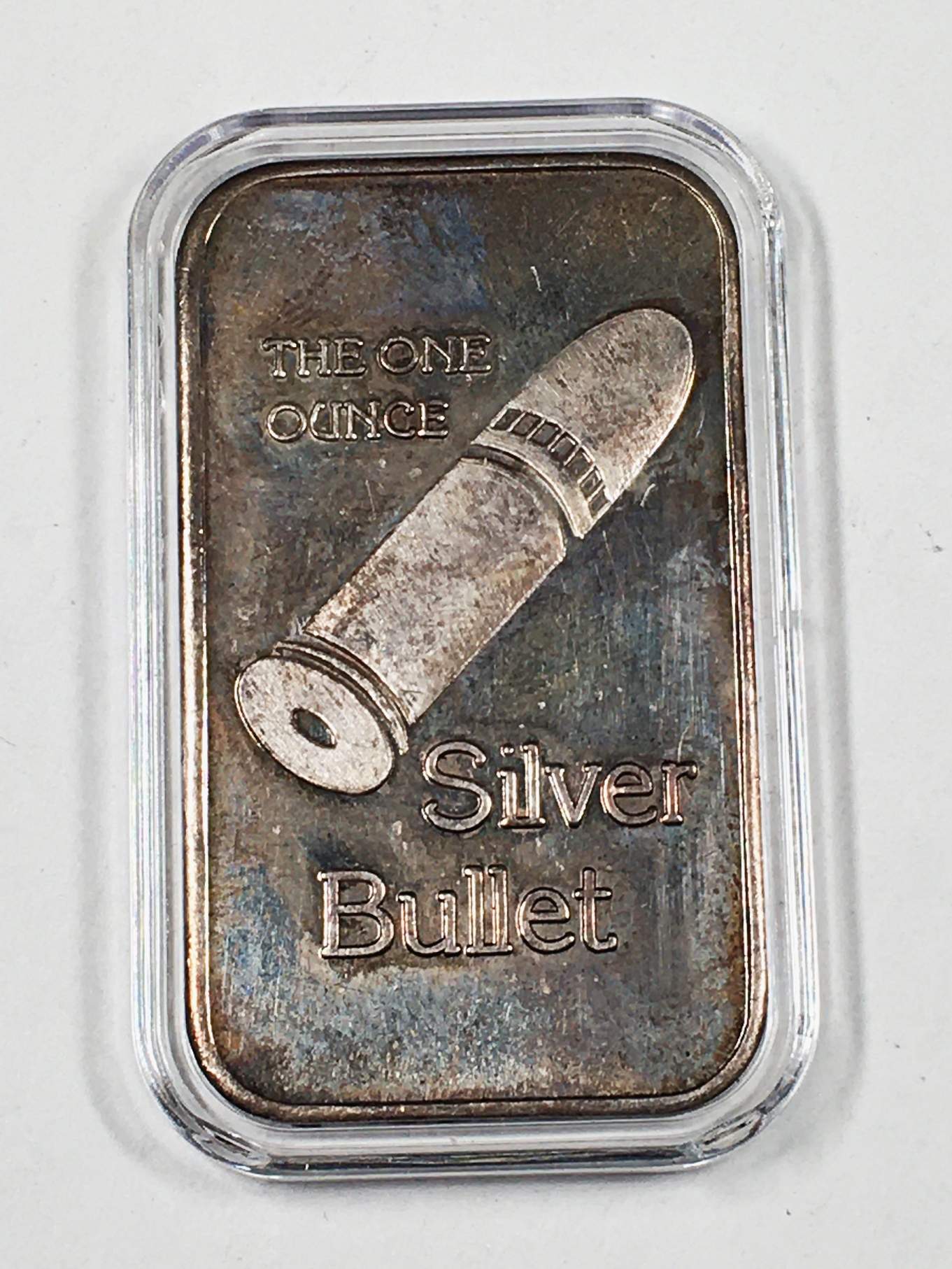 One Troy Ounce .999+ Fine Silver Bar*Silver Bullet | Property Room