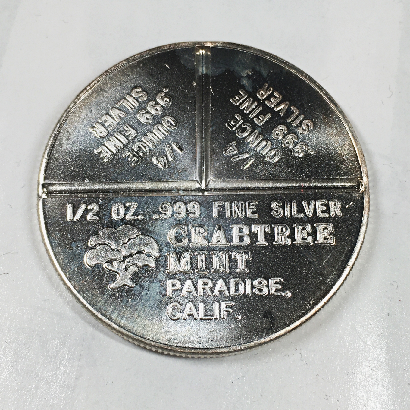 One Troy Ounce .999 Fine Silver Breaker Round*Silver Trade Unit ...