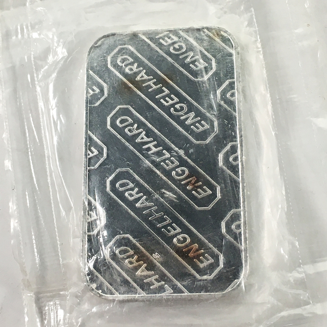 One Troy Ounce .999+ Fine Silver Engelhard Bar*Numbered*In Original ...