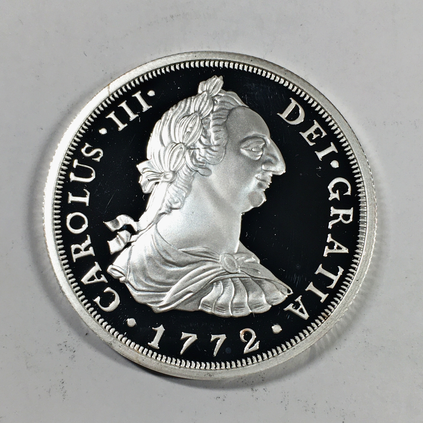 One Troy Ounce .999 Fine Silver Round*1772 Replica | Property Room